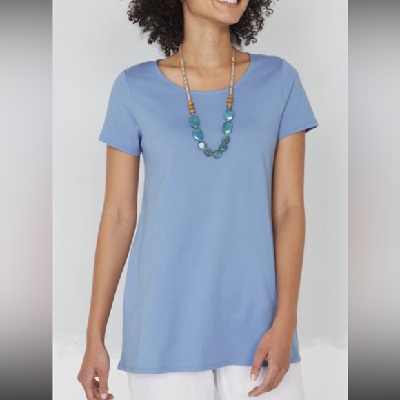 J. Jill | Tops | Pure Jill Scoop Neck Elliptical Short Sleeve Tee Shirt ...